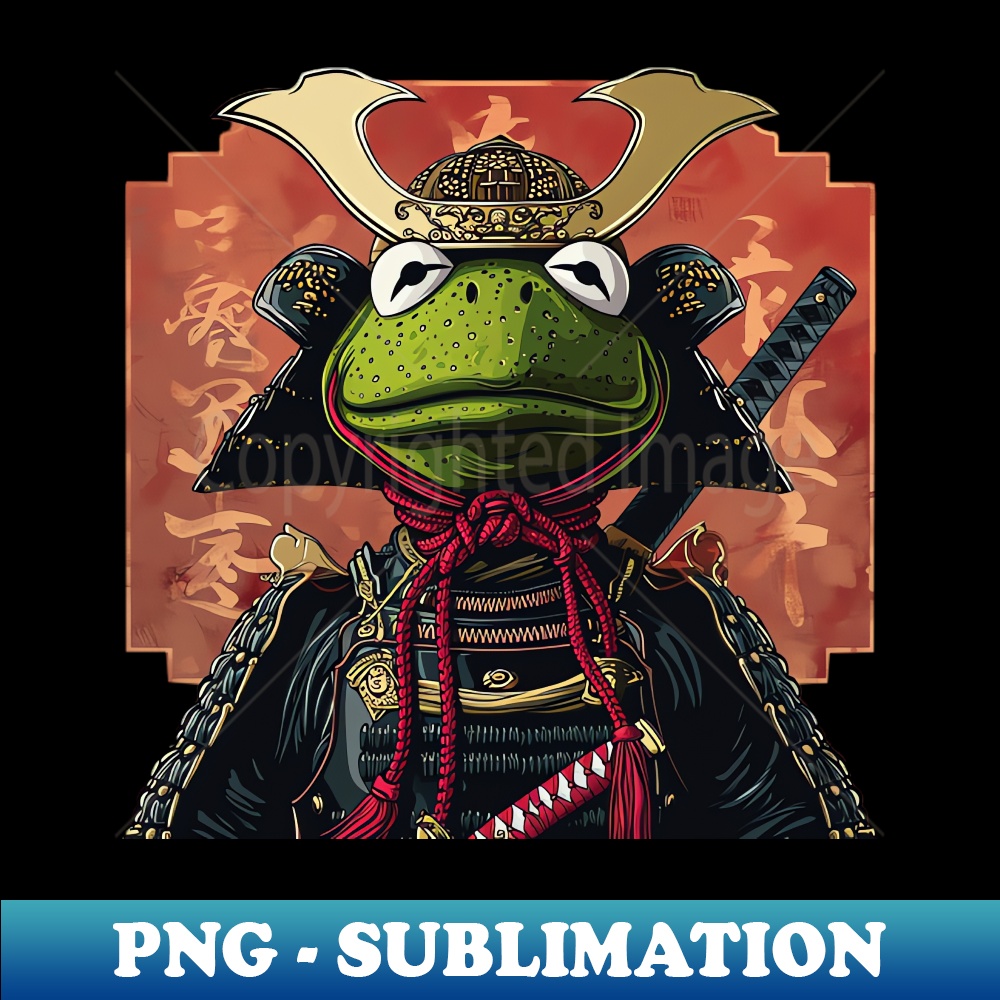 kermit the frog samurai - PNG Transparent Sublimation File - - Inspire ...