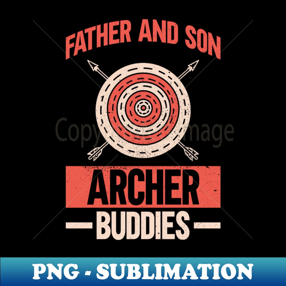 Father And Son Archer Buddies - Archery Bow Archer - Trendy | Inspire ...