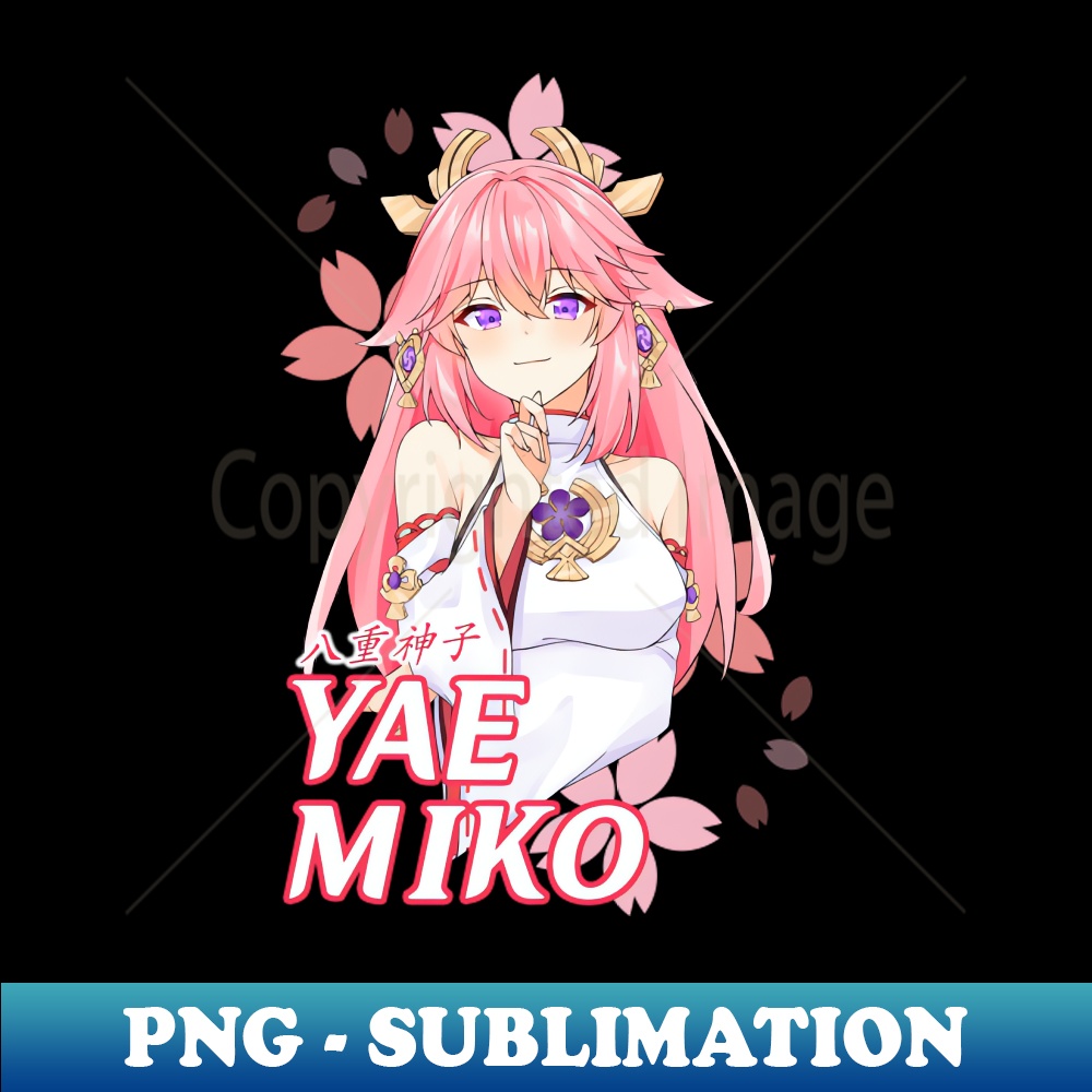 Genshin Impact - Yae Miko - Professional Sublimation Digital | Inspire ...