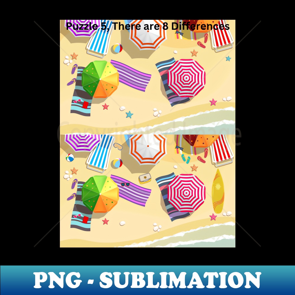 Fun Spot The Difference Design - Sublimation-Ready PNG File - Inspire ...