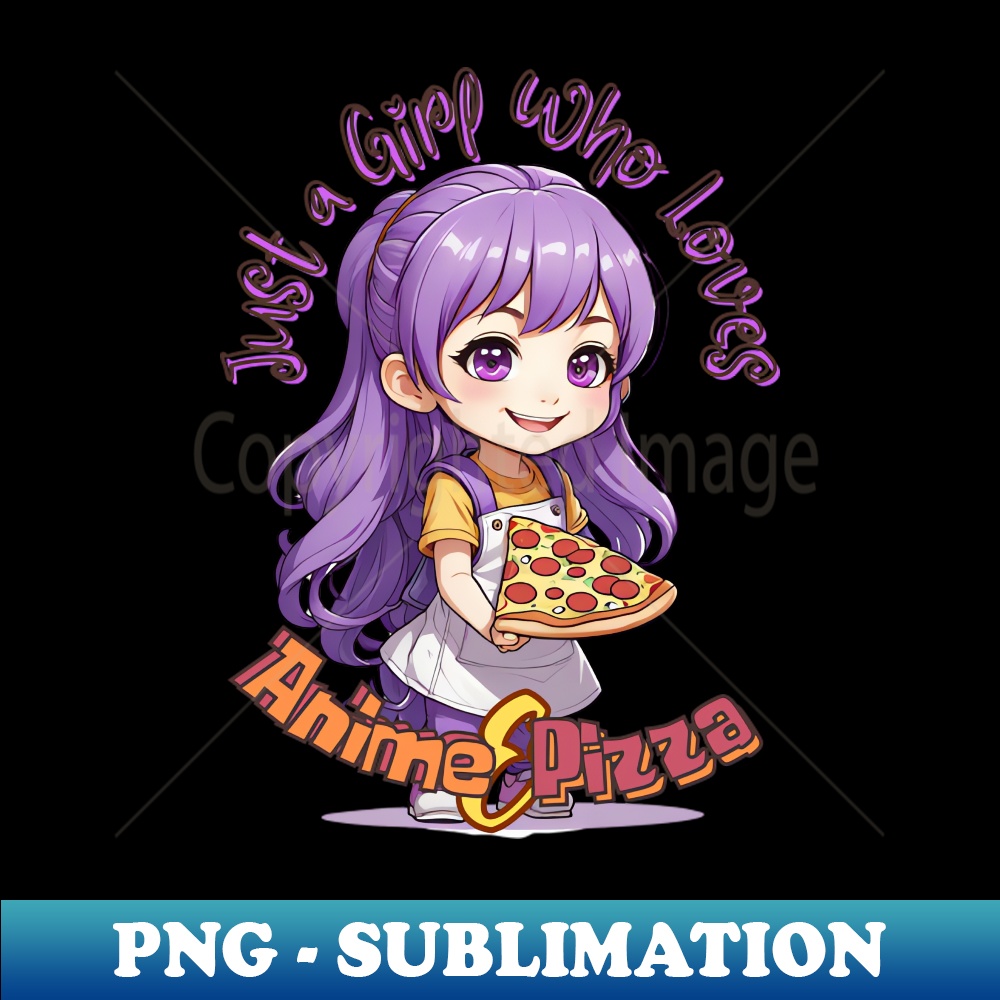 Kawaii Pizza Lover - Anime-Inspired Chibi Art - Special Edit - Inspire ...