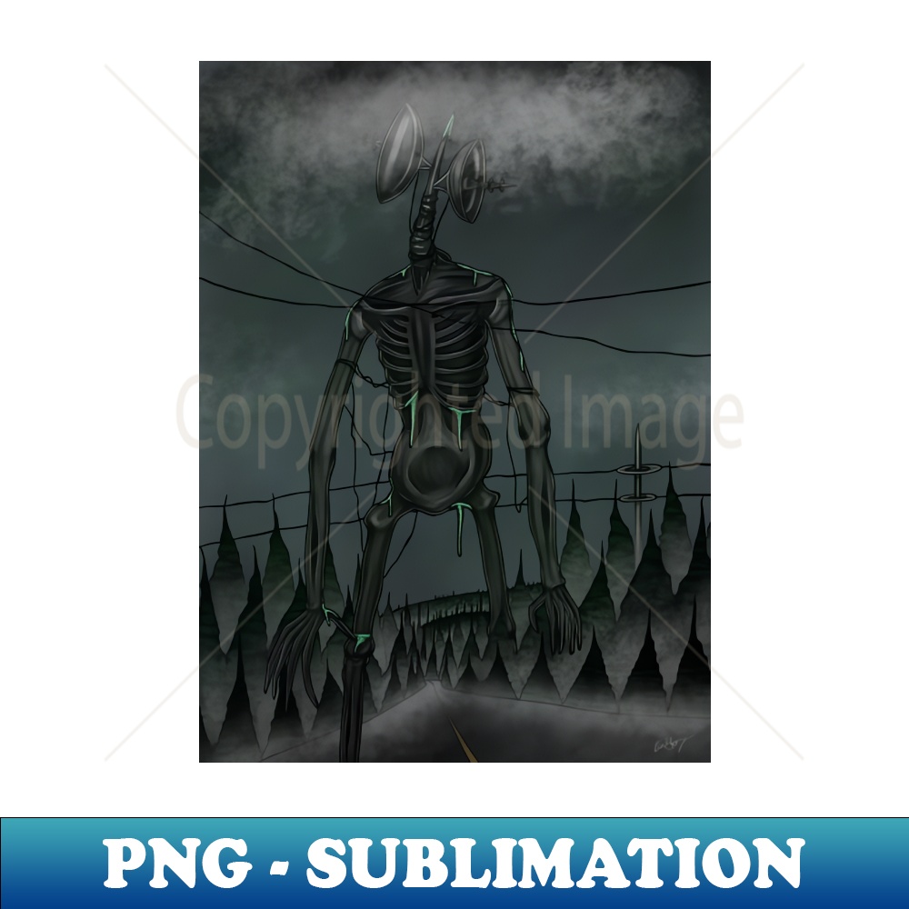 Siren Head Cryptid Art - Instant PNG Sublimation Download - | Inspire ...