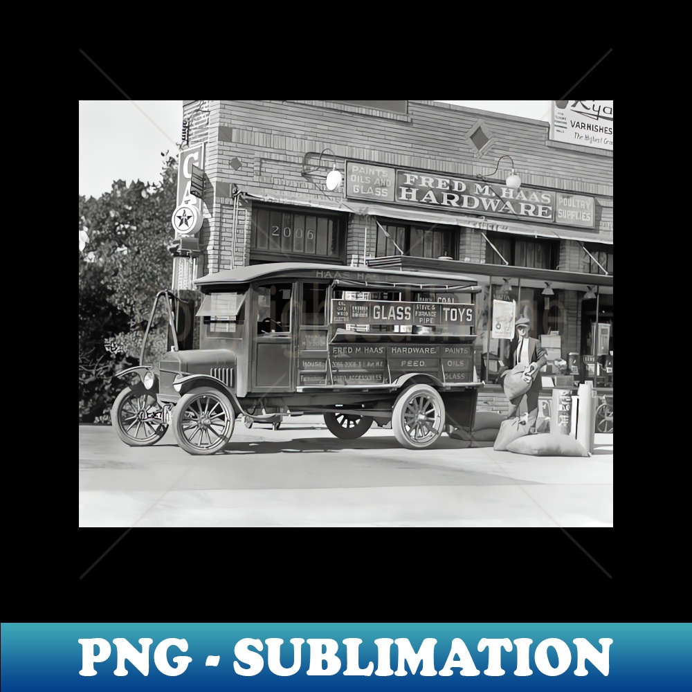 Hardware Store Delivery Truck 1924 Vintage Photo - High-Reso | Inspire ...