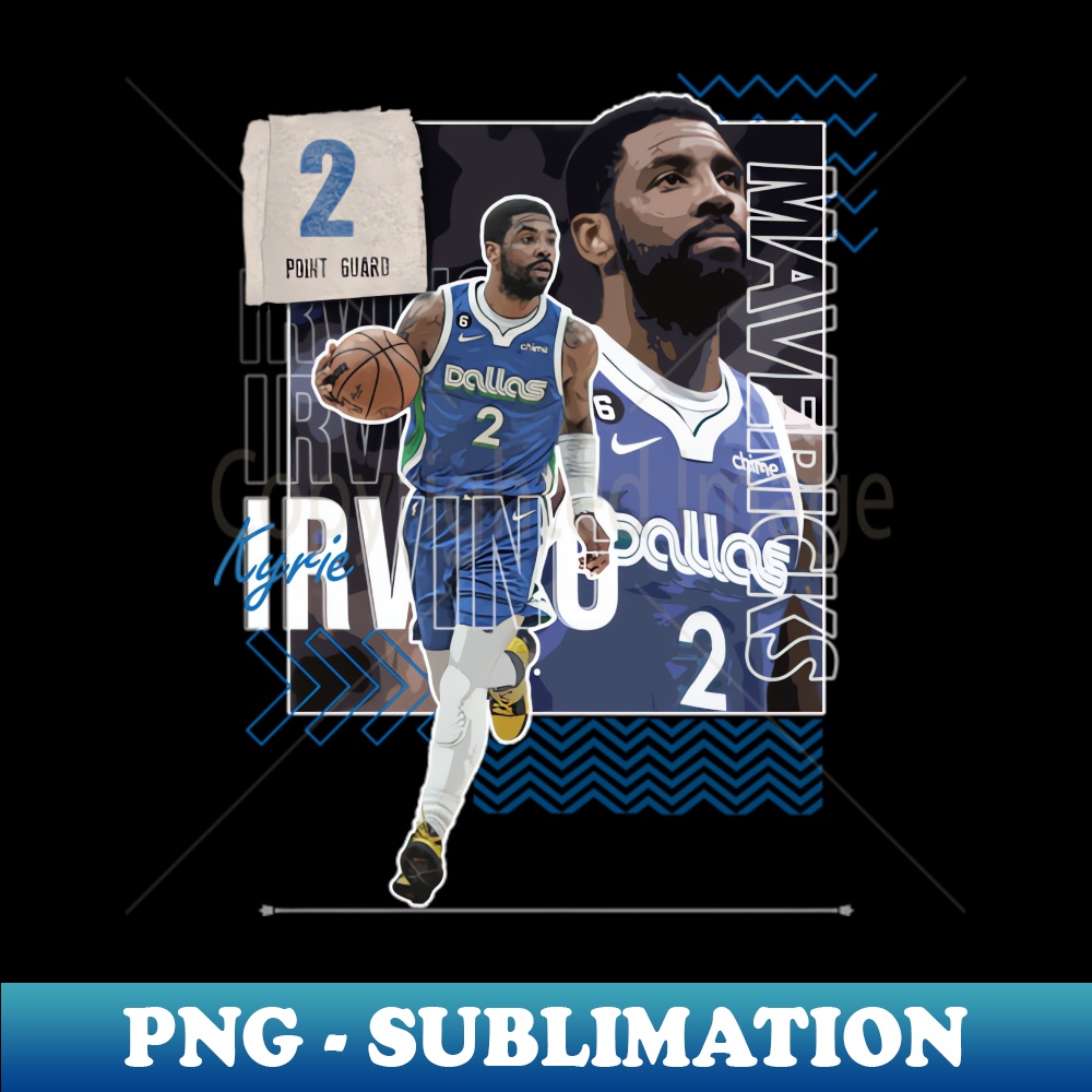 Kyrie Irving Paper Poster Version 6 - Instant PNG Sublimatio | Inspire ...