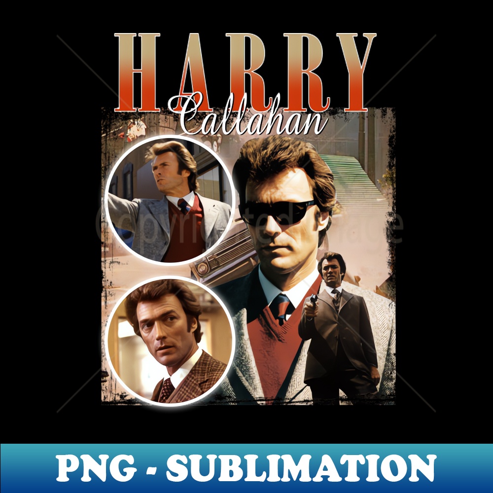 Harry Callahan Collage Style 90s Vintage from Dirty Harry - | Inspire ...