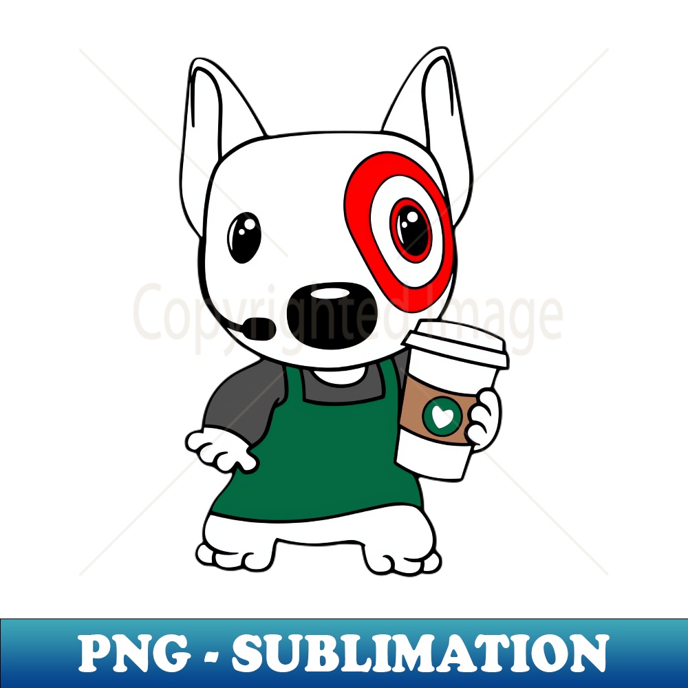 Cute Bullseye Dog Team Member - High-Quality PNG Sublimatio | Inspire ...