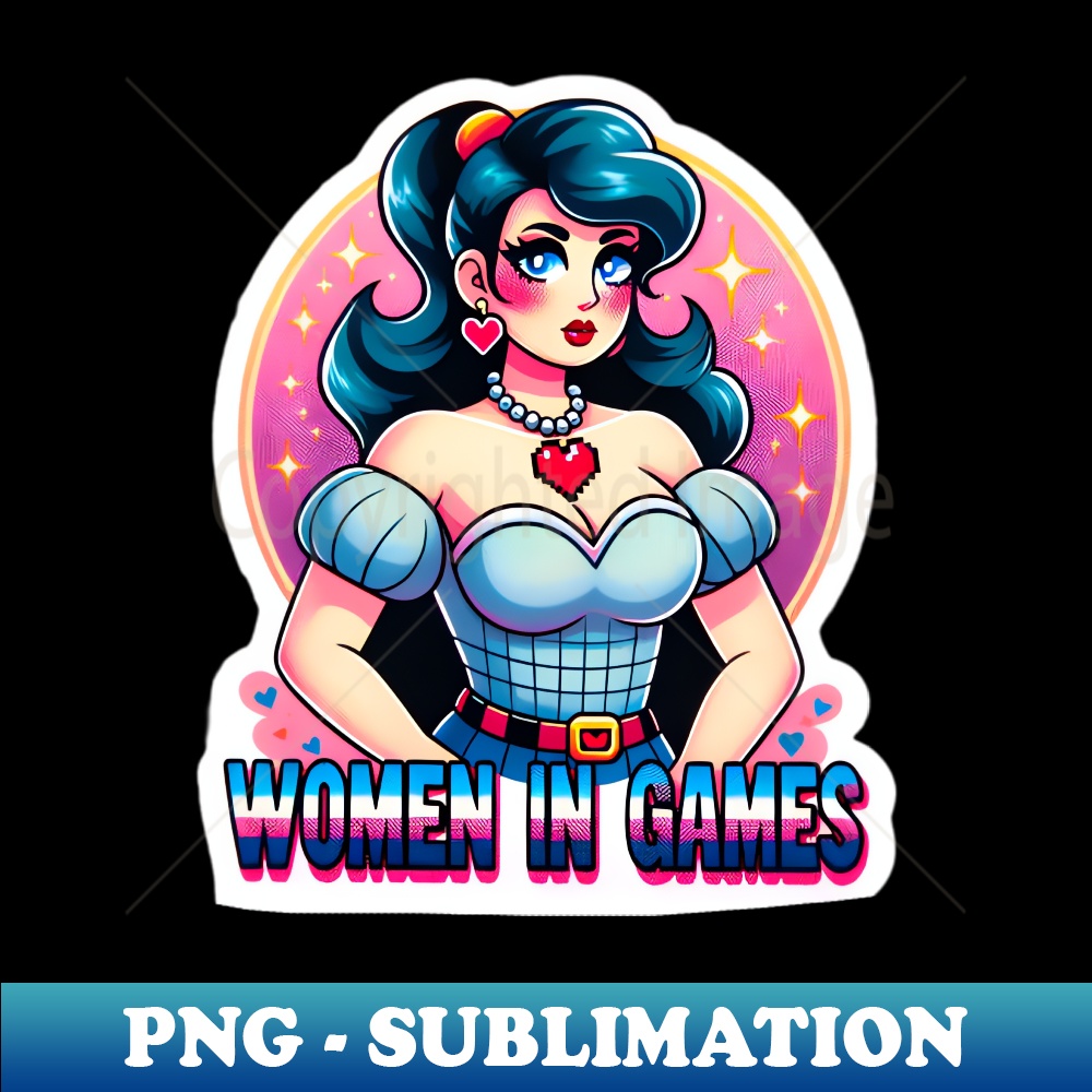 Empowering Women in Games Vintage Pin-Up Girl - Professional | Inspire ...