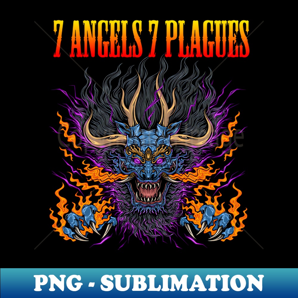 7 ANGELS 7 PLAGUES BAND - PNG Transparent Sublimation File - | Inspire ...