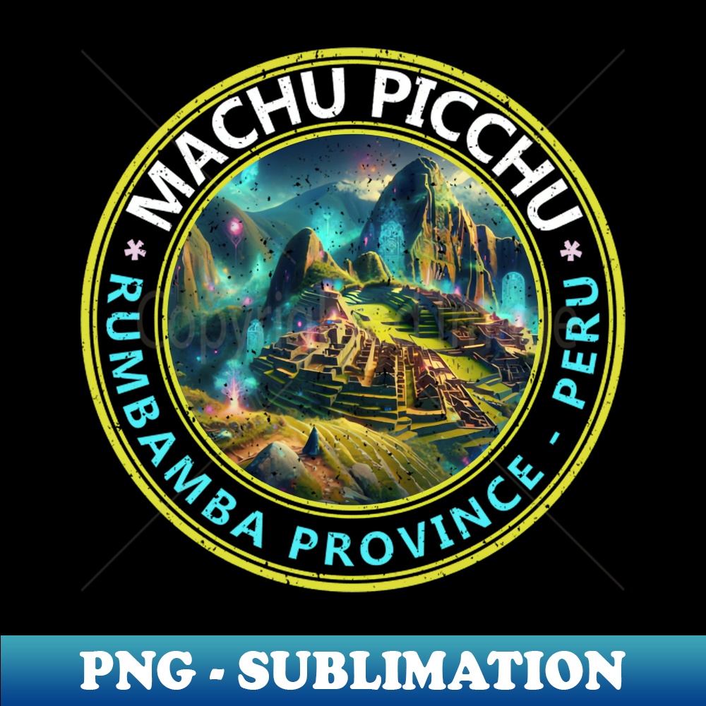 Machu Picchu Peru Ruins 2024 Peru Artistic Graphic Neon - Pr | Inspire ...