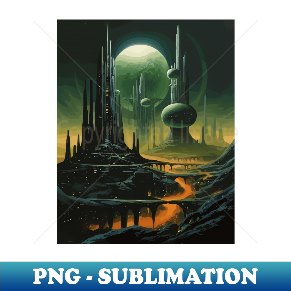 Alien Landscape - Exclusive PNG Sublimation Download - Vibra | Inspire ...