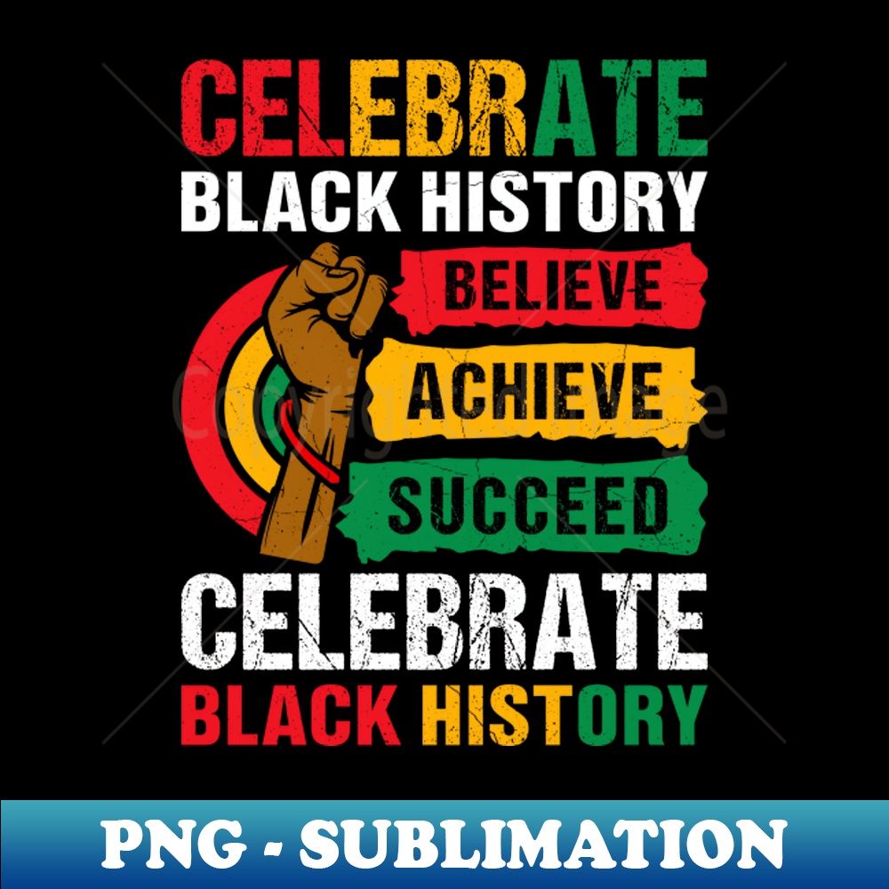 Celebrate Black History - Afro African Black History Month - - Inspire ...