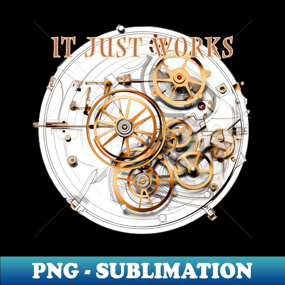 Clock Watch Movement Gear - Trendy Sublimation Digital Downl | Inspire ...