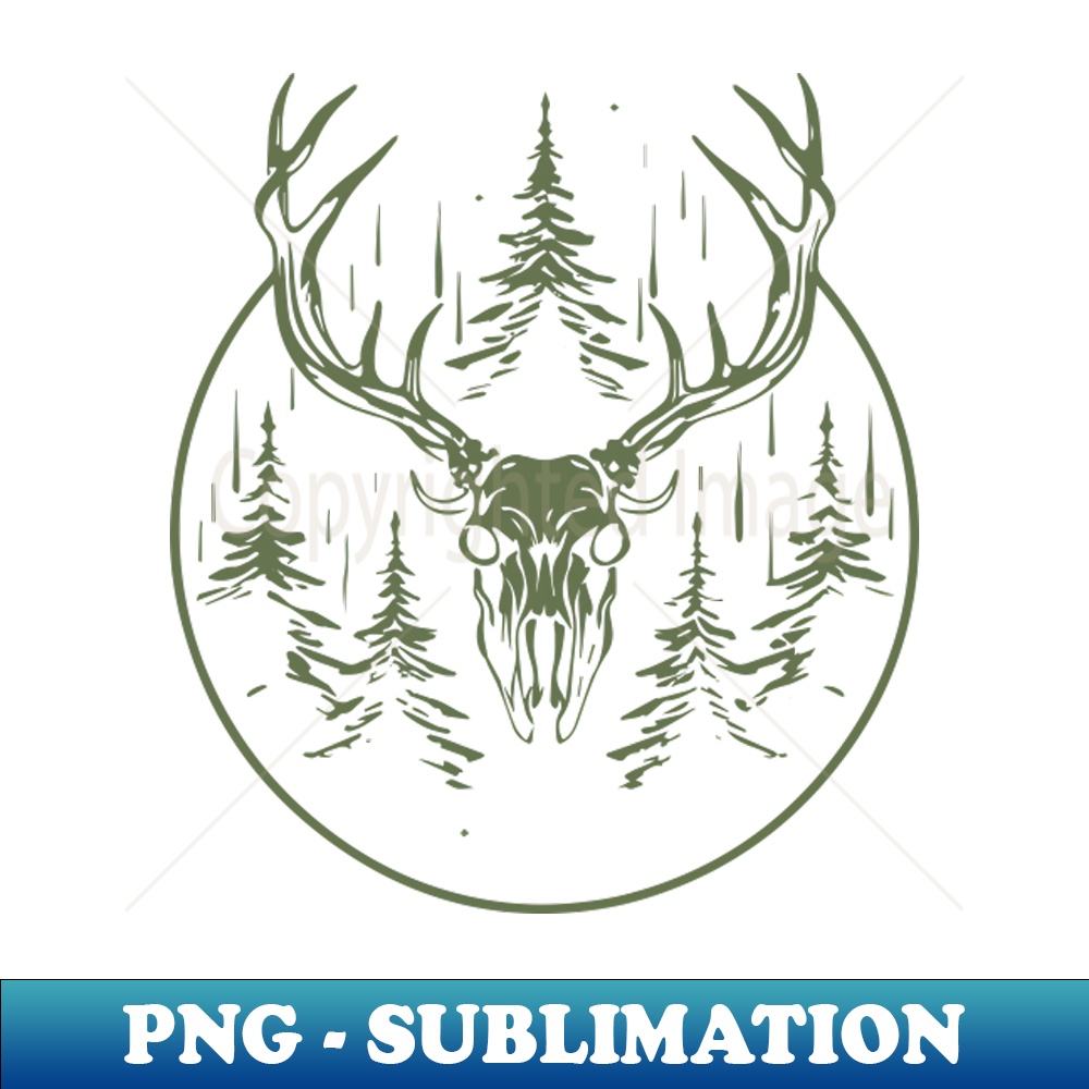 Deer Skull Hunting - Sublimation-Ready PNG File - Spice Up Y | Inspire ...