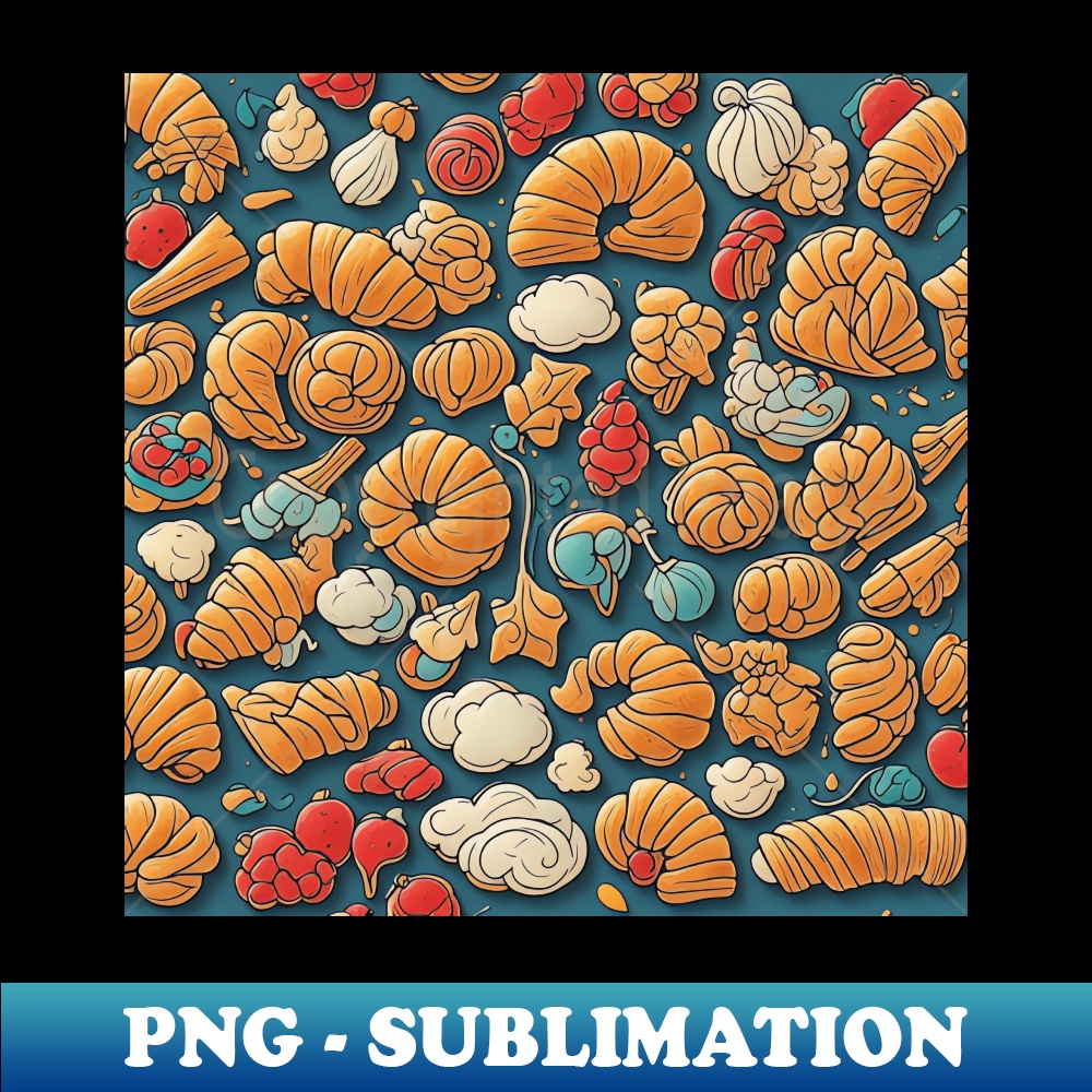 Baking Bake Baker Kawaii Japan Since Established Pattern - H | Inspire ...