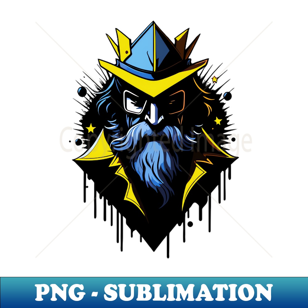 Crazy wizard - PNG Transparent Sublimation Design - Revoluti | Inspire ...