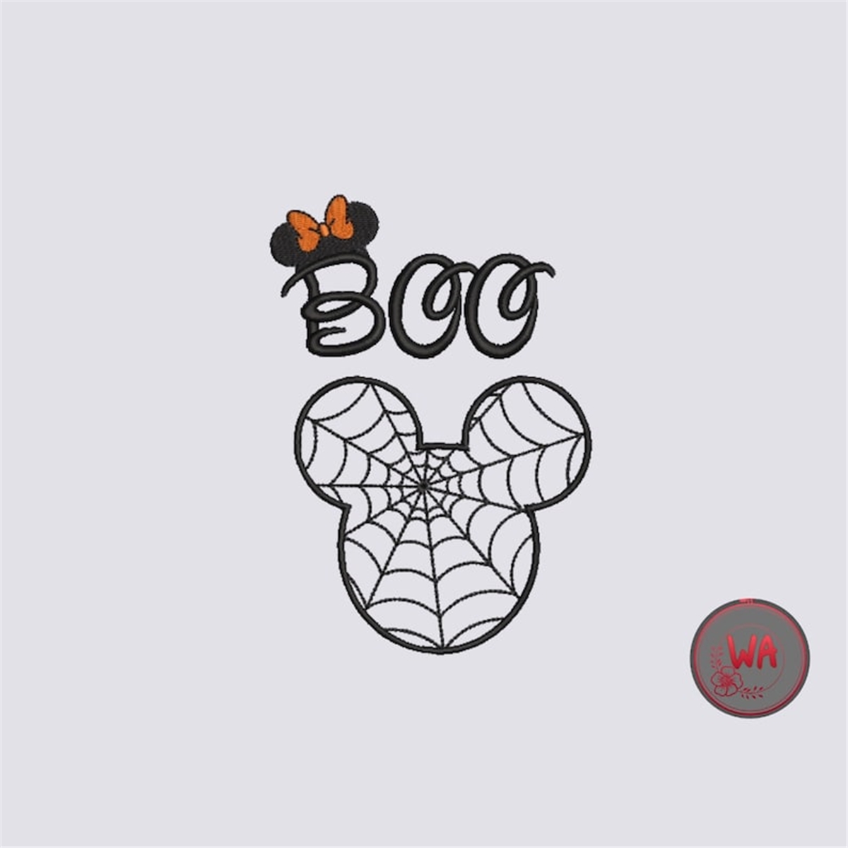 Halloween Boo Embroidery Design Files, Mickey Boo machine em - Inspire ...
