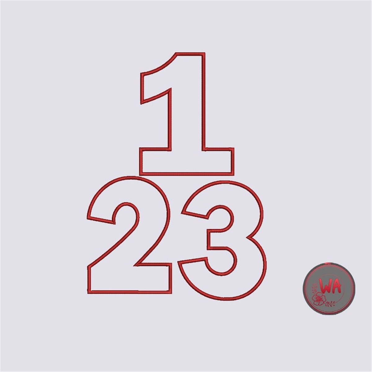 Numbers Birthday Set Applique Digital Machine Embroidery Des | Inspire ...