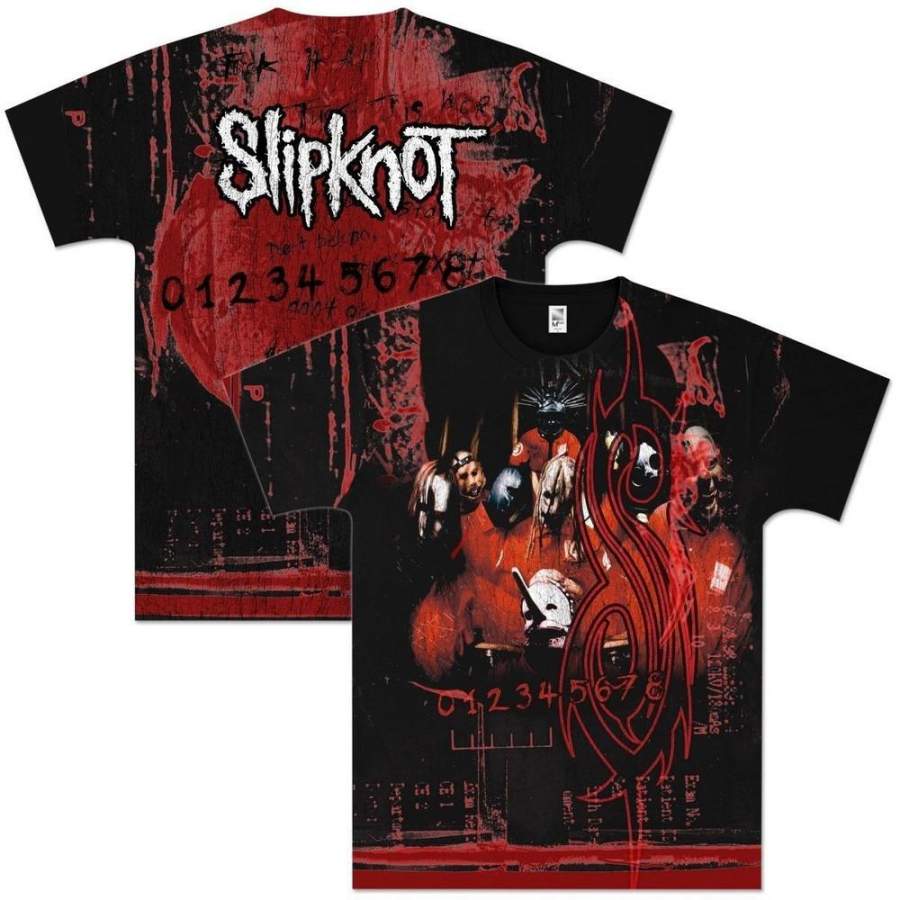 Slipknot Debut Album Allover T-Shirt | Inspire Uplift