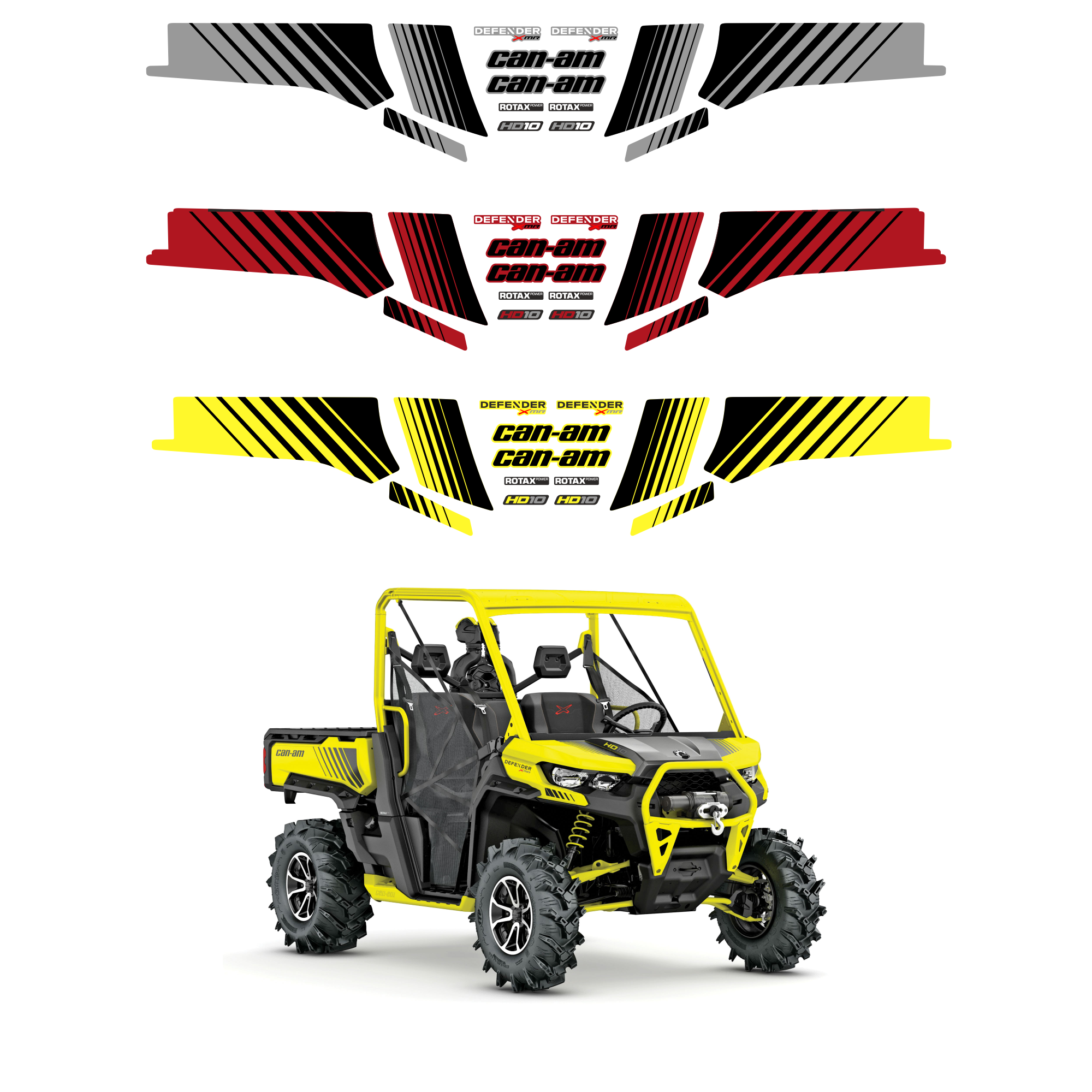 BRP CAN-AM TRAXTER DEFENDER decal stickers kit | Inspire Uplift
