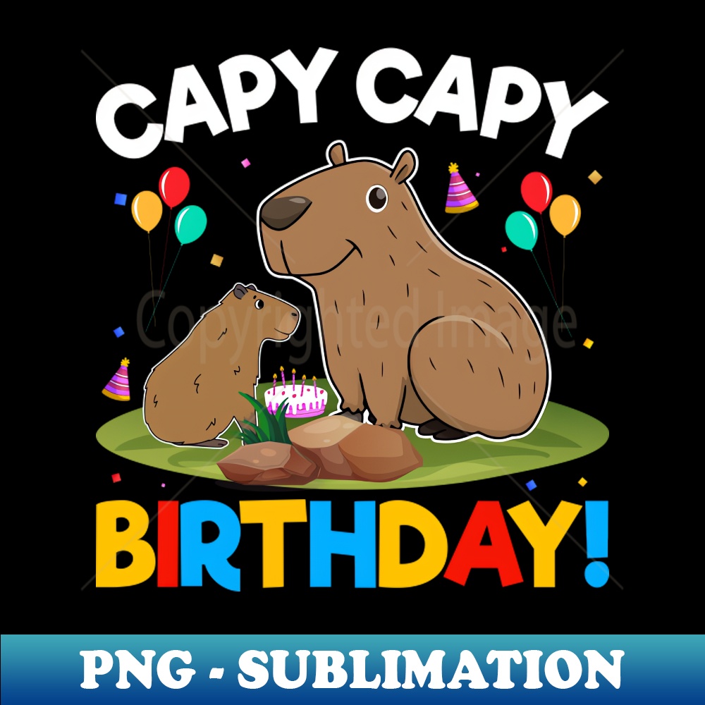 Capy Capy Birthday - Capybara Rodent Lover Birthday Party - | Inspire ...