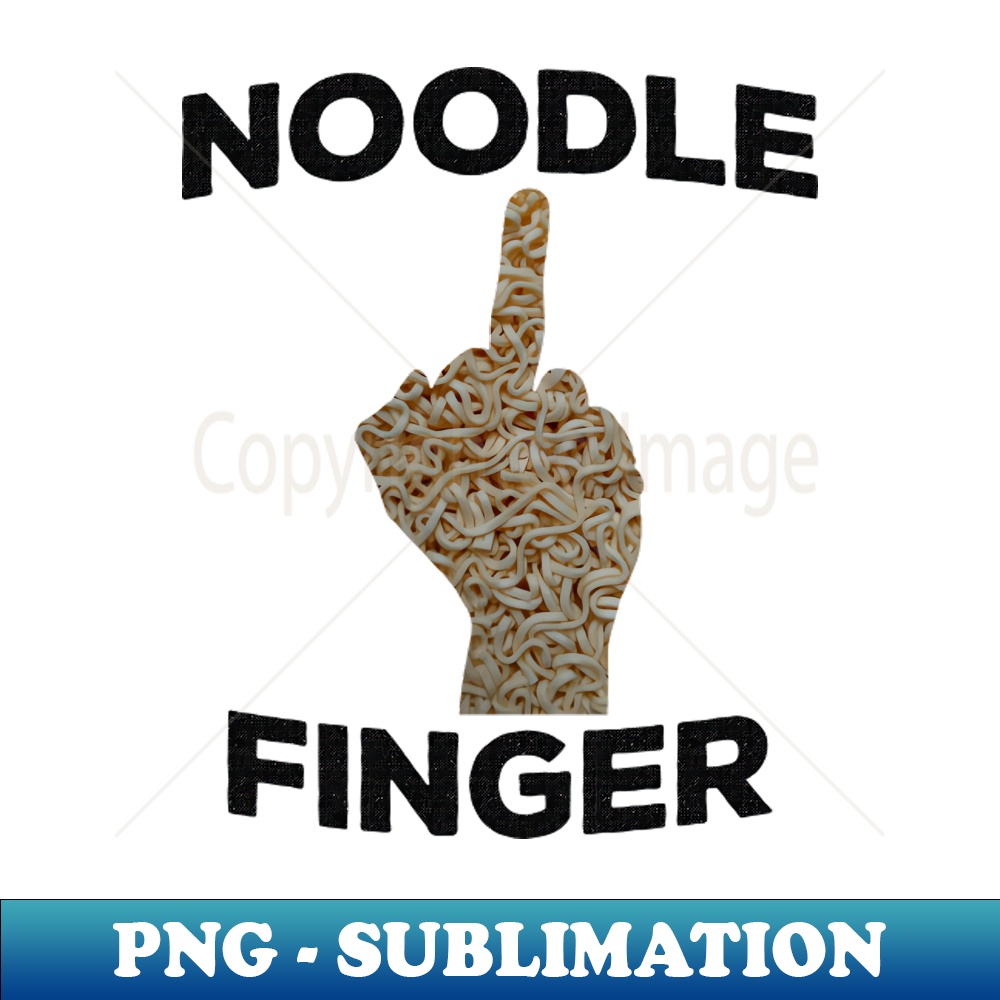 NOODLE FINGER Funny Middle Finger Pun for Sarcastic People G | Inspire ...