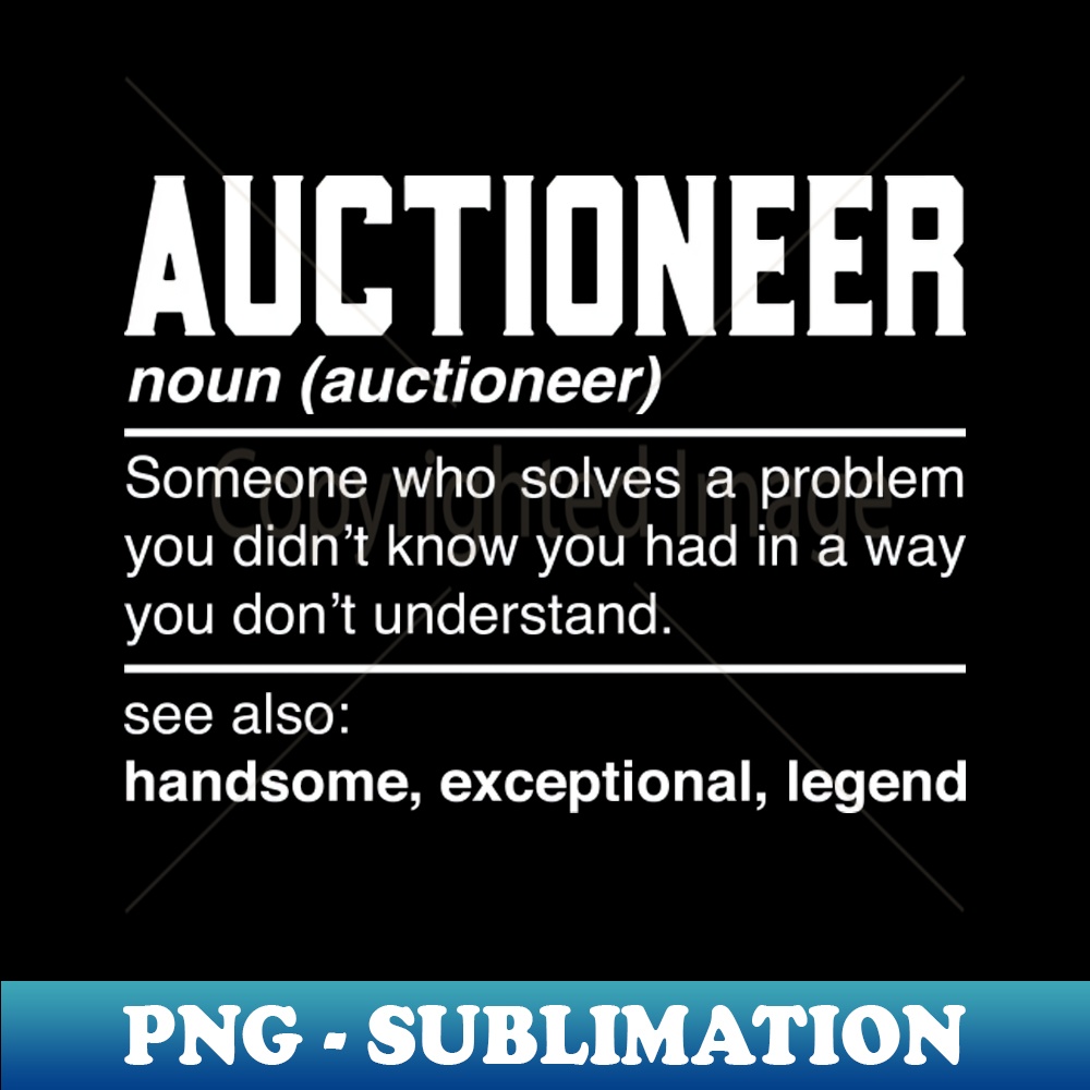 Auctioneer Definition Design - Bidding Haggling Cant Noun - - Inspire ...