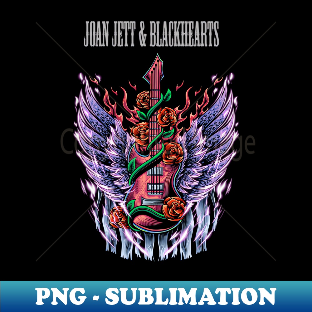 JOAN JETT BLACKHEARTS BAND - Retro PNG Sublimation Digital D | Inspire ...