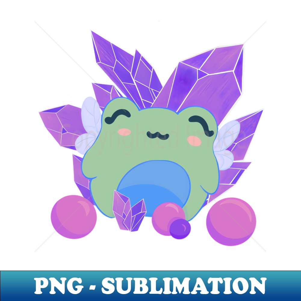 Crystal Froggy - PNG Transparent Sublimation File - Perfect | Inspire ...