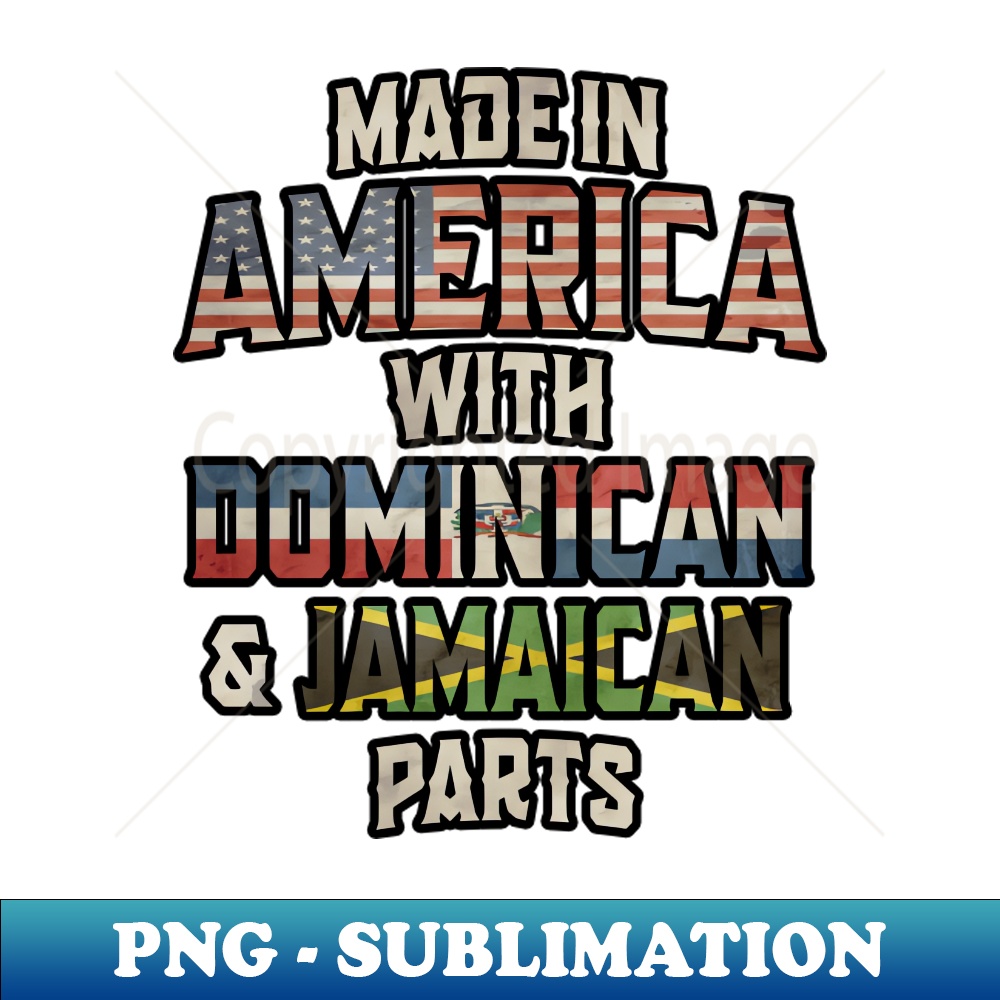 Dominican And Jamaican Made In America Mix Heritage Vintage | Inspire ...