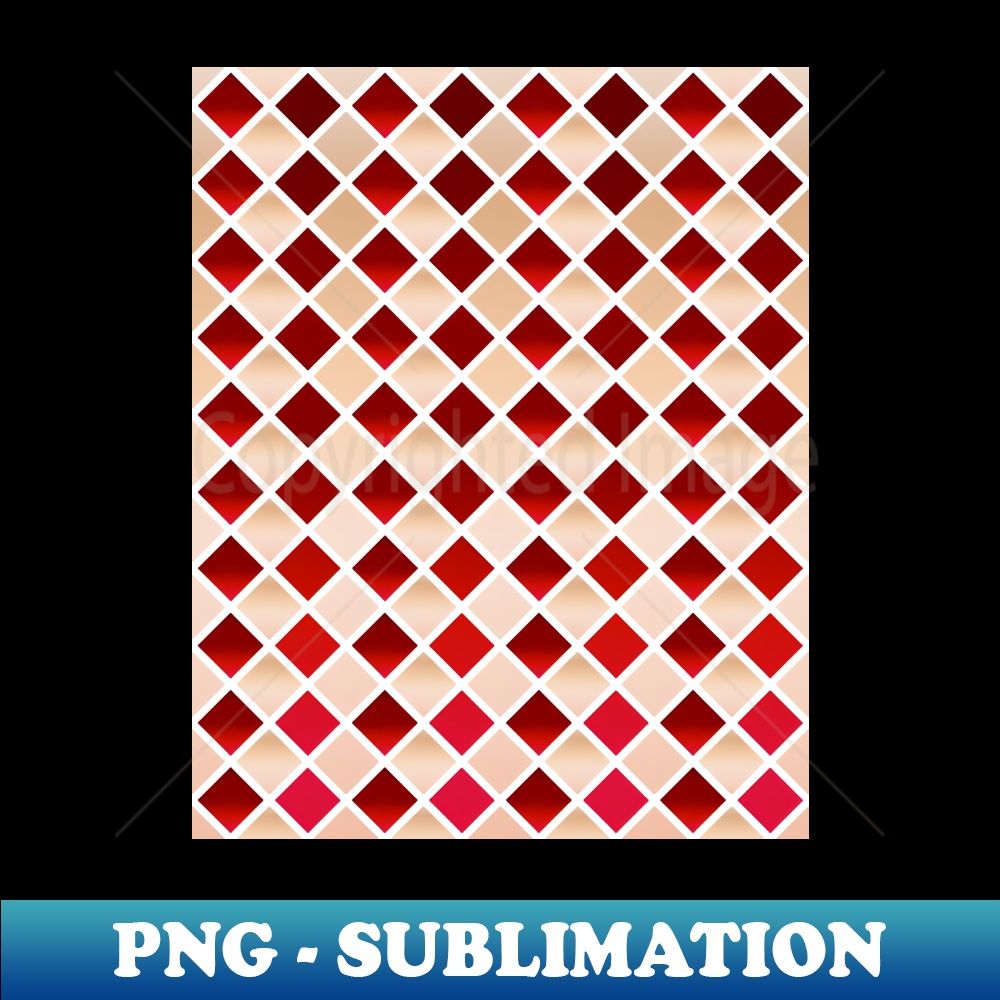 Flesh and Blood Diamond Checkered - Instant PNG Sublimation | Inspire Uplift