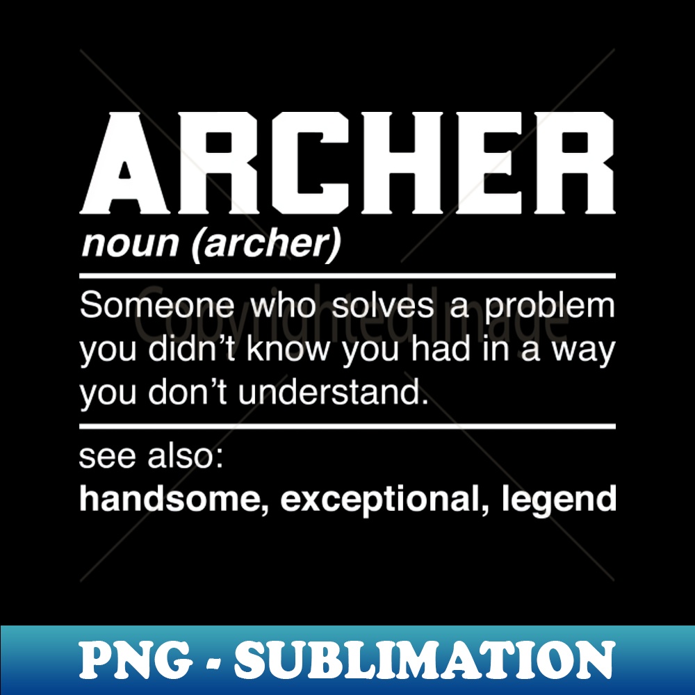Archer Definition Design - Arcade Arrow Bow Archers Noun - I | Inspire ...