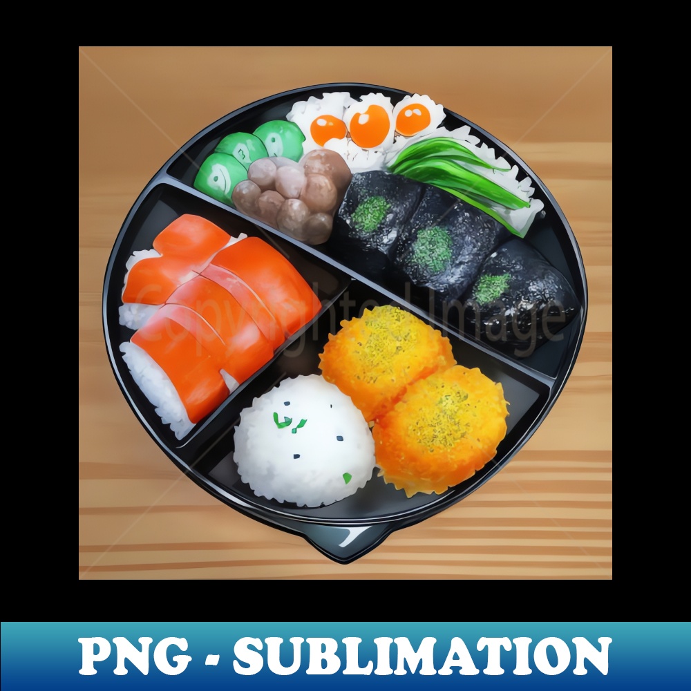 Bento Rice Japanese Food Kitchen - Creative Sublimation PNG | Inspire ...