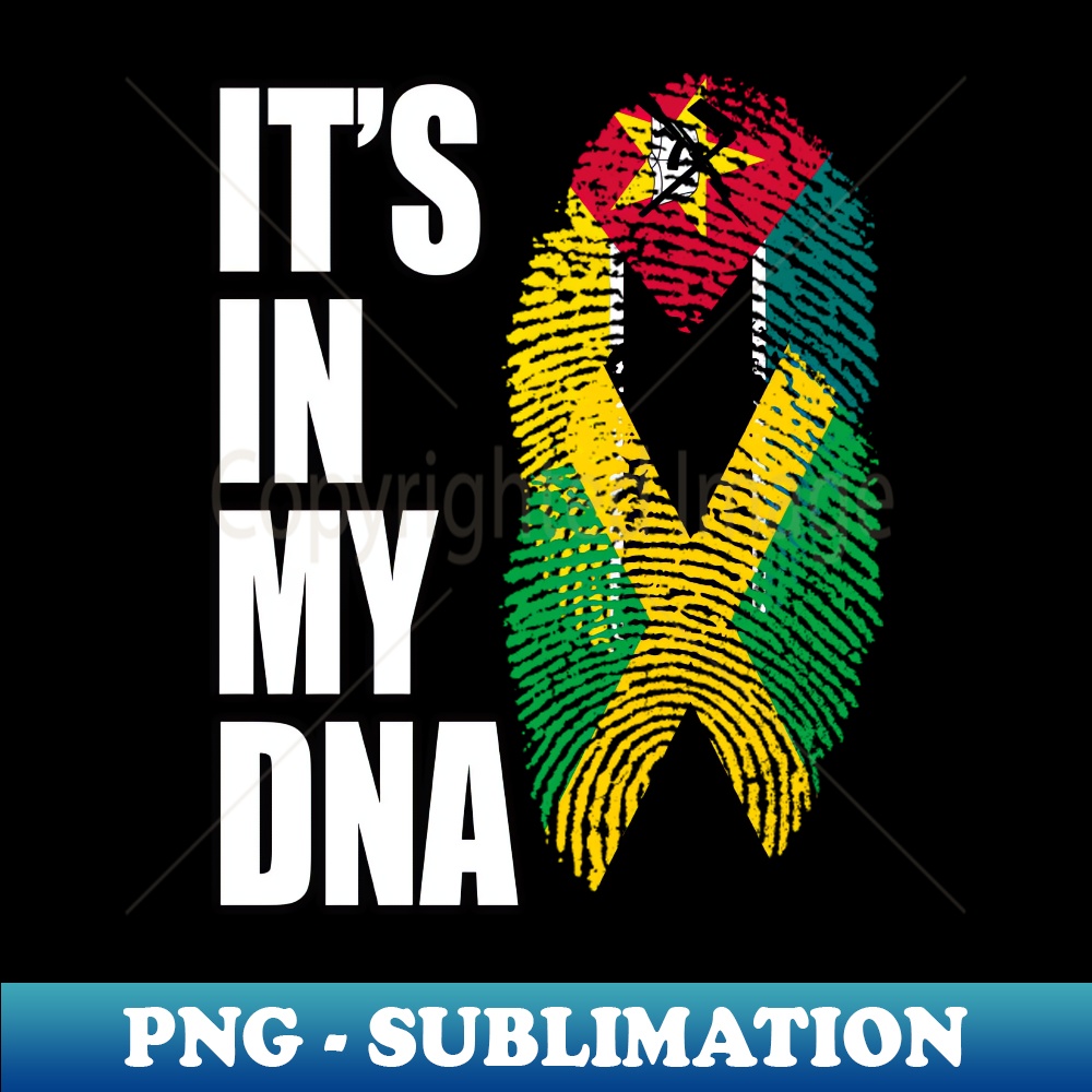 Jamaican And Mozambican Mix DNA Flag Heritage - High-Resolut | Inspire ...