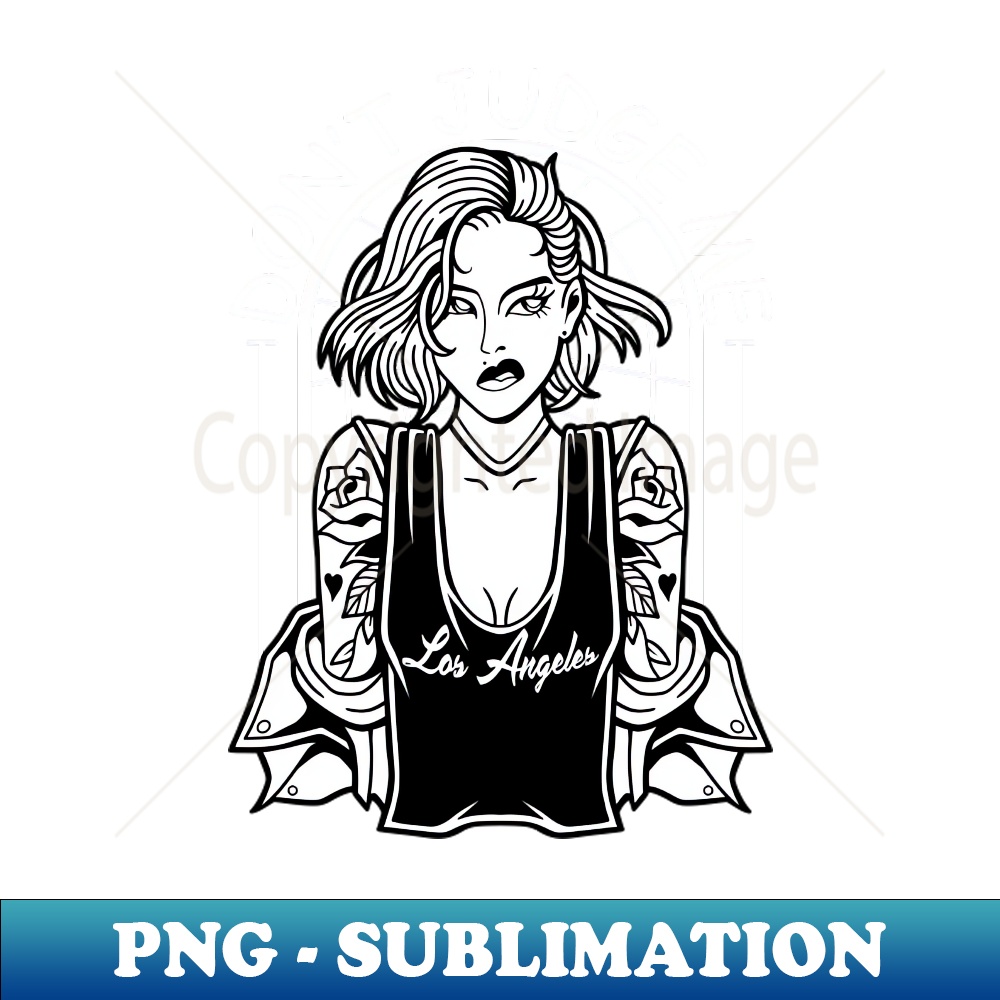 Girl Punk Rock Gothic Vintage Tattoo - Vintage Sublimation P | Inspire ...