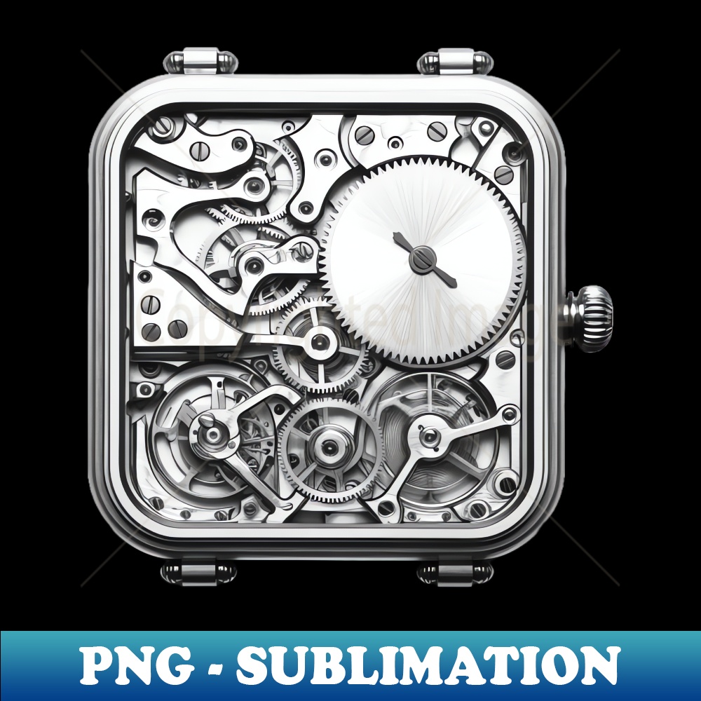 Clock Watch Movement Gear - Instant Sublimation Digital Down | Inspire ...