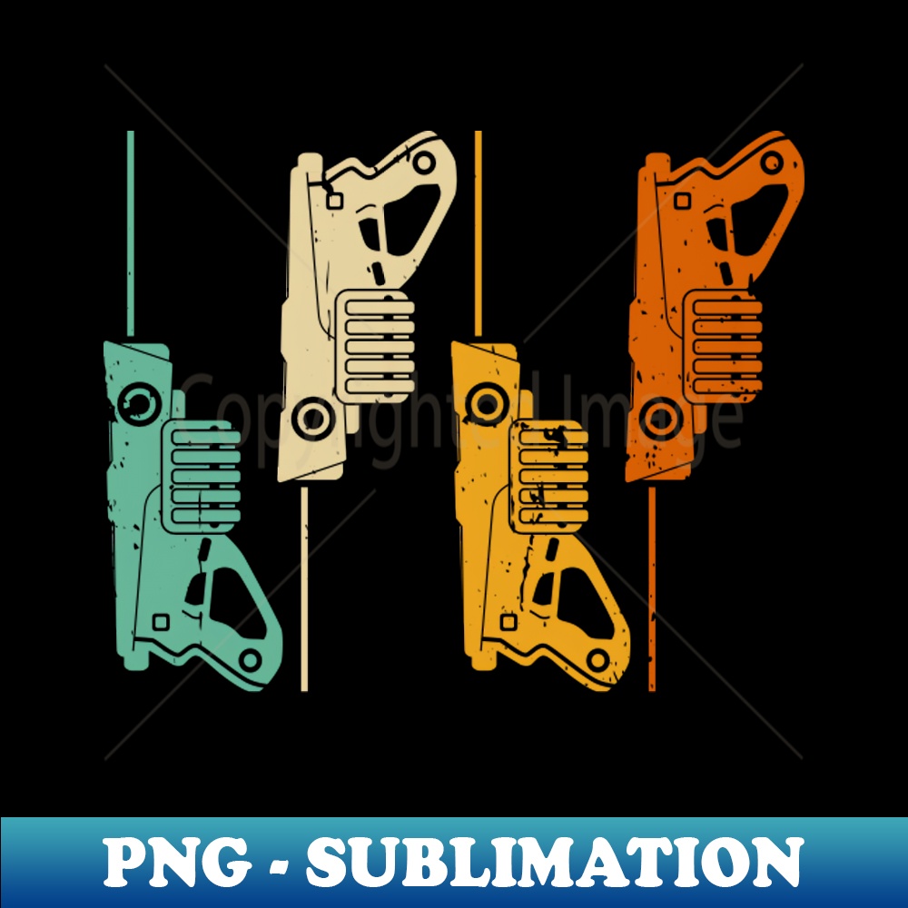 Retro Laser Tag Guns Laser Tag Team - Instant PNG Sublimatio | Inspire ...