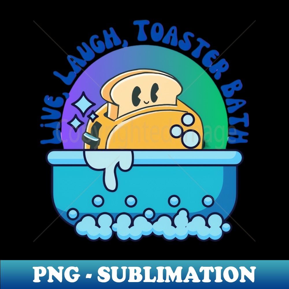 Live Laugh Toaster Bath - High-Quality PNG Sublimation Downl | Inspire ...