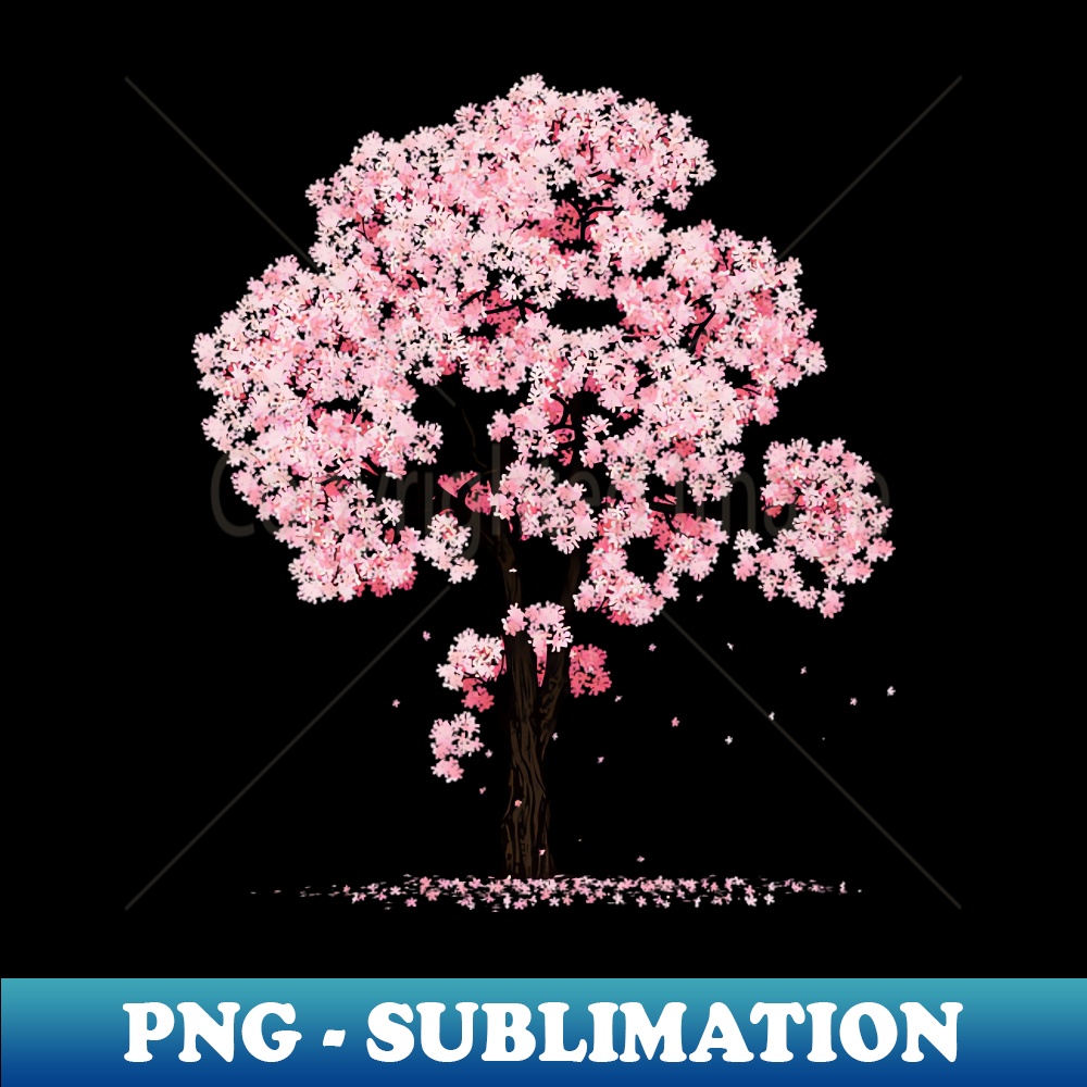 Japan tree - Sakura - Special Edition Sublimation PNG File - | Inspire Uplift
