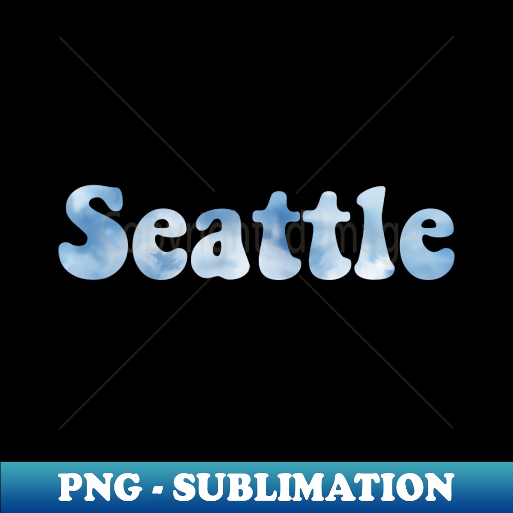 Seattle - PNG Transparent Digital Download File for Sublimat - Inspire ...