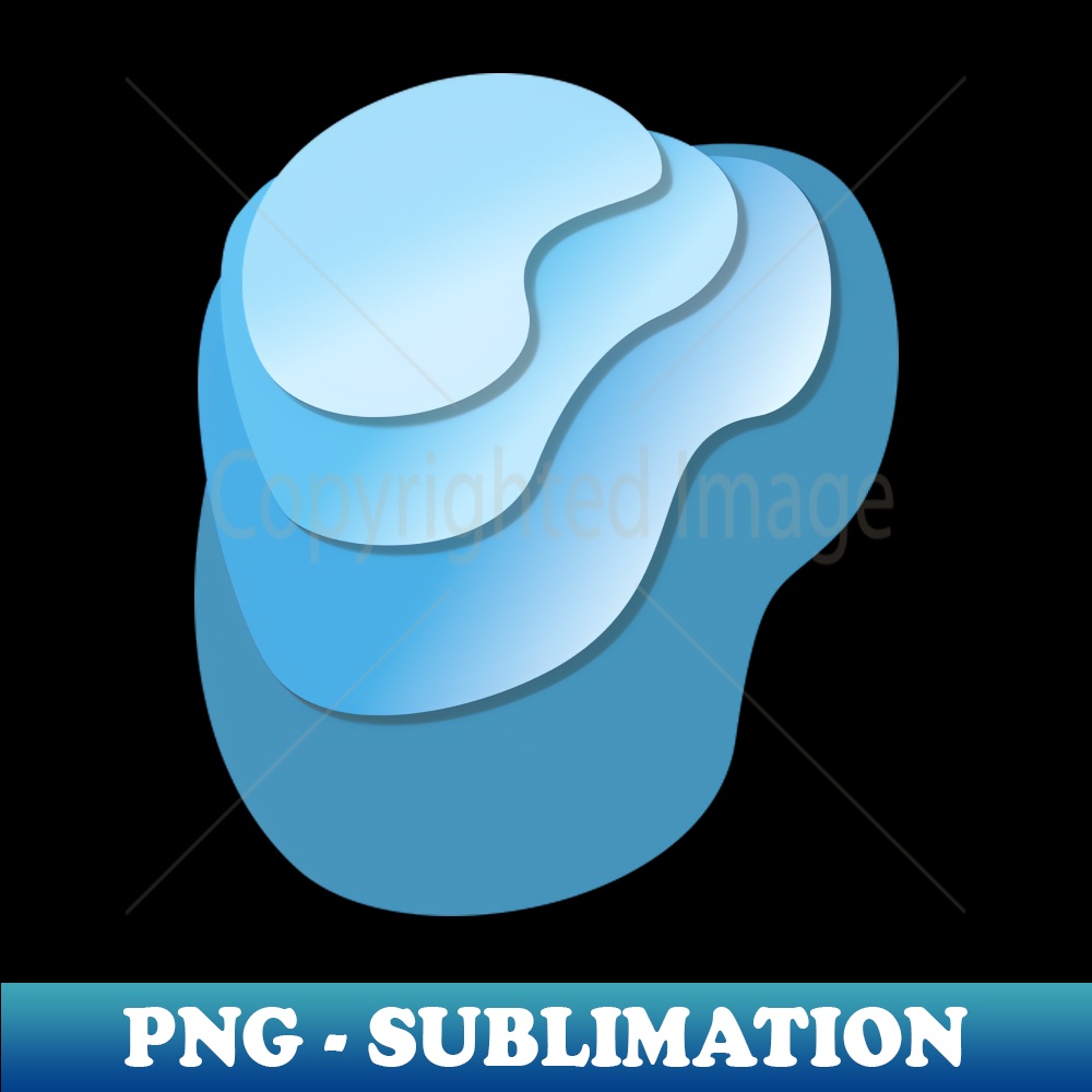 Blue Gradient Stack - Modern Sublimation PNG File - Perfect | Inspire ...
