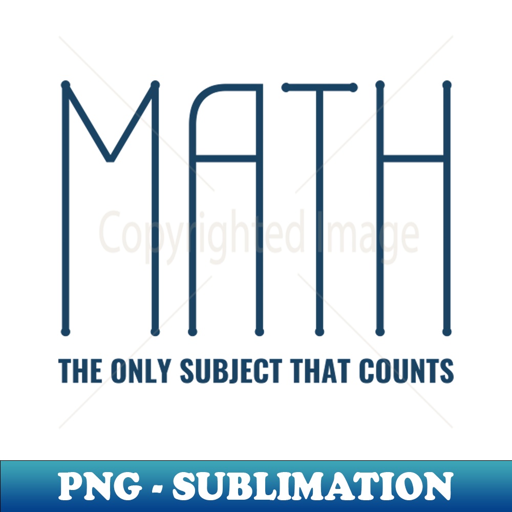 Funny Math Joke - The Only Subject That Counts - Instant Sub | Inspire ...