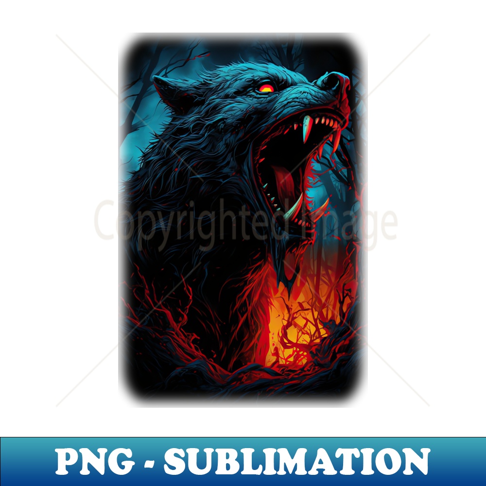 Howling Shadows - Artistic Sublimation Digital File - Bold & | Inspire ...