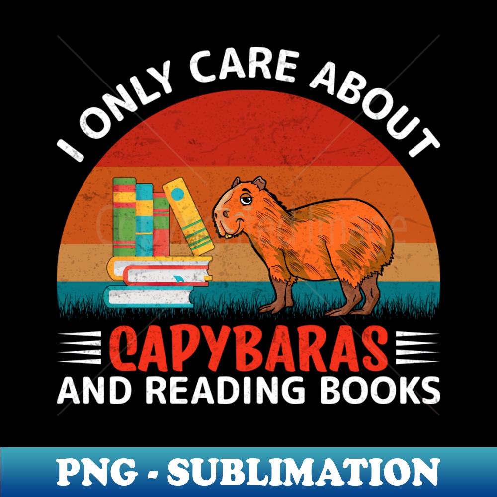 Retro Rodent - I Only Care About Capybaras and Reading Books | Inspire ...