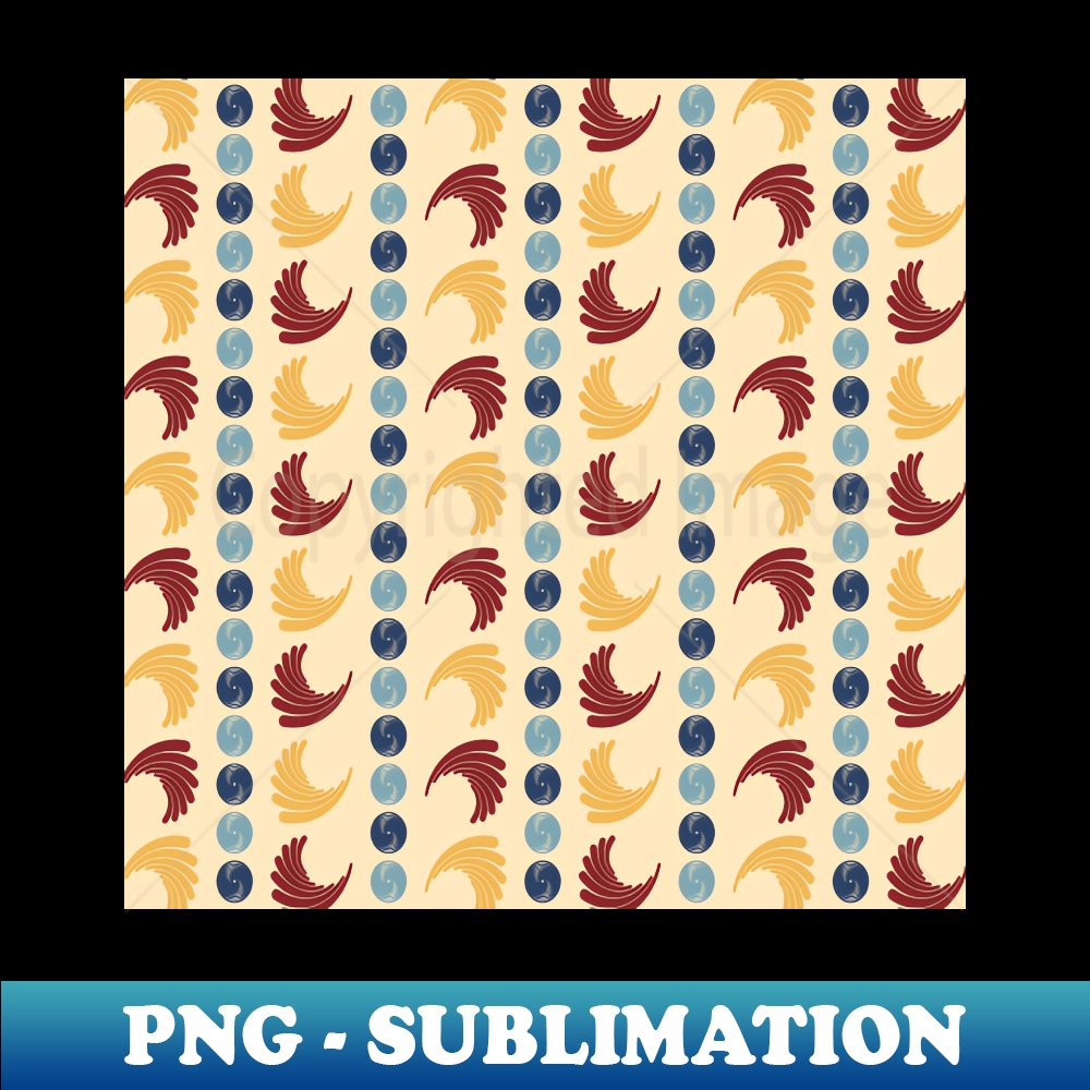 Blue Dots And Autumn Swoops - Unique Sublimation PNG Downloa | Inspire ...