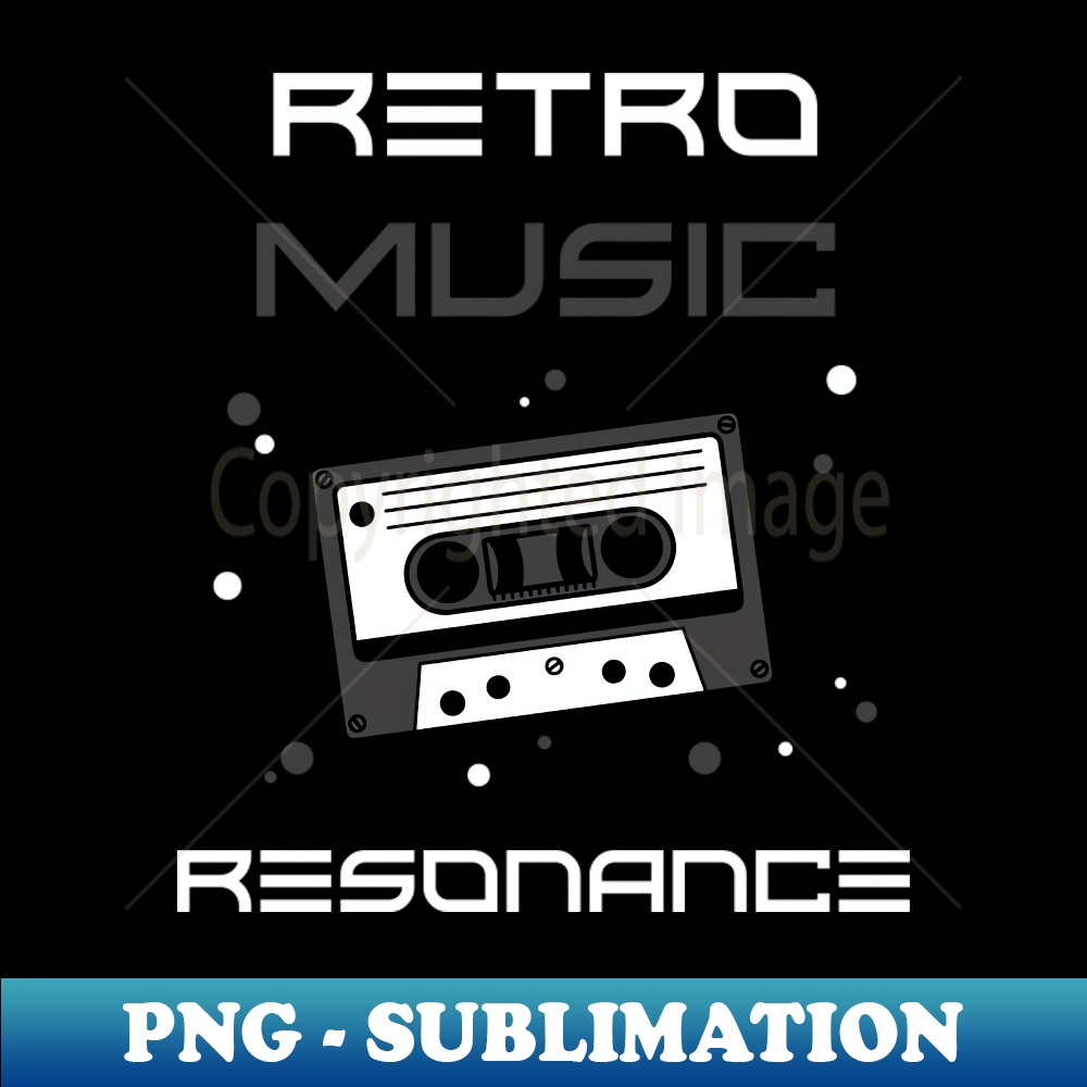 Retro Music Resonance - Unique Sublimation PNG Download - Fa | Inspire ...