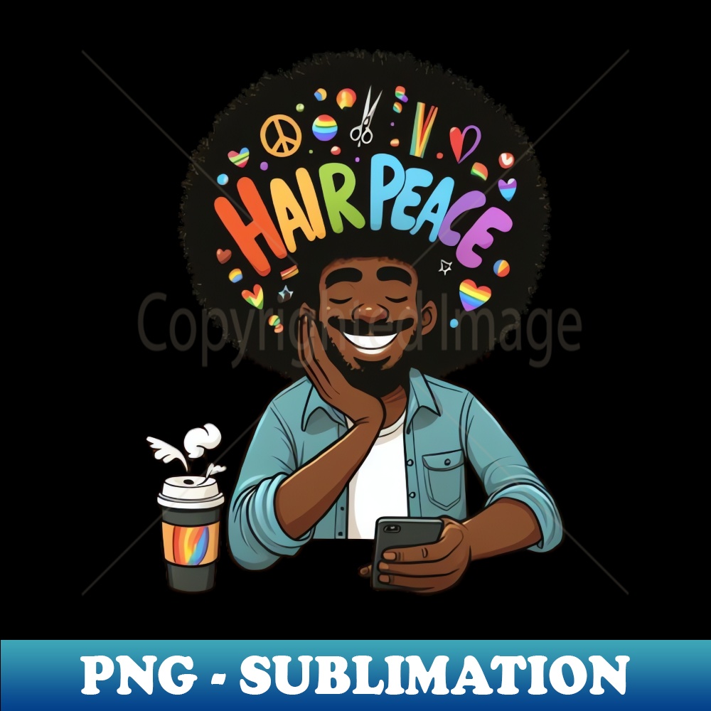 Hair Peace - Aesthetic Sublimation Digital File - Instantly | Inspire ...