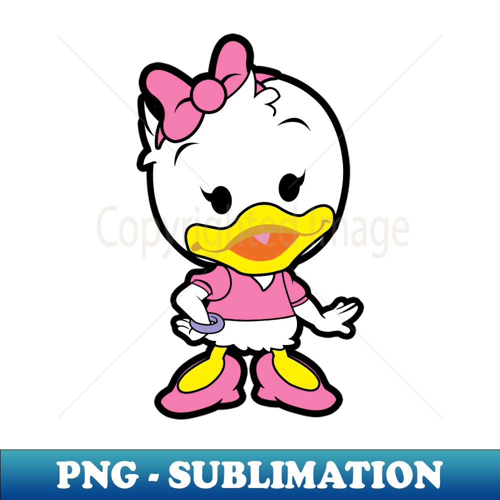 Daisy Duck Chibi - PNG Transparent Sublimation Design - Stun | Inspire ...