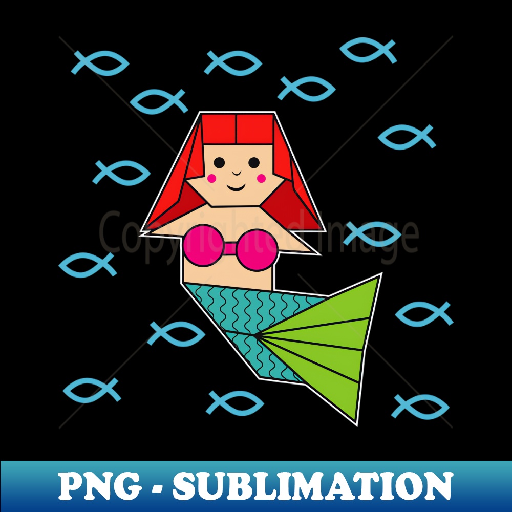 Origami Sweet Japanese Folding Mermaid - Artistic Sublimatio | Inspire ...