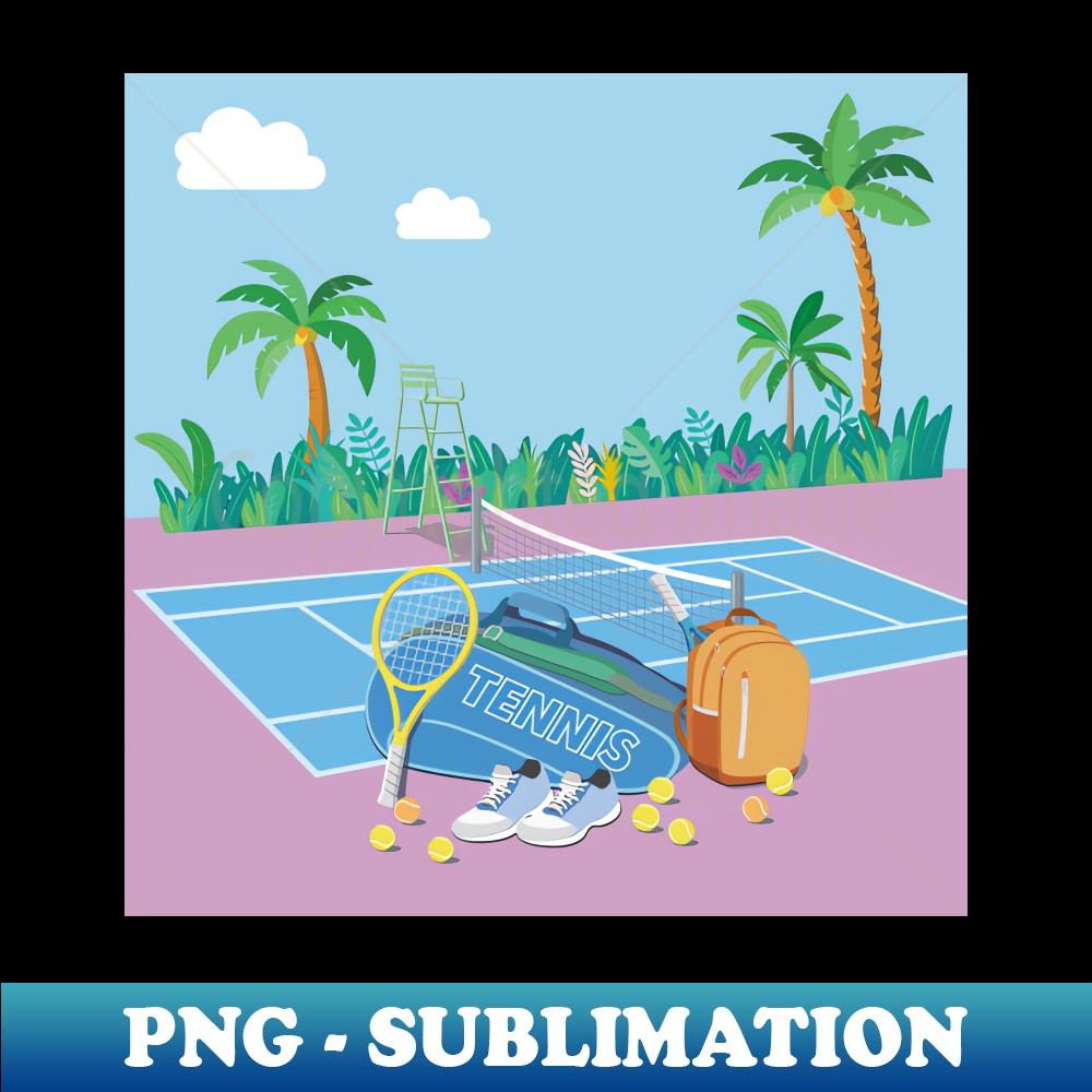 Tennis court - Instant Sublimation Digital Download - Fashio | Inspire ...