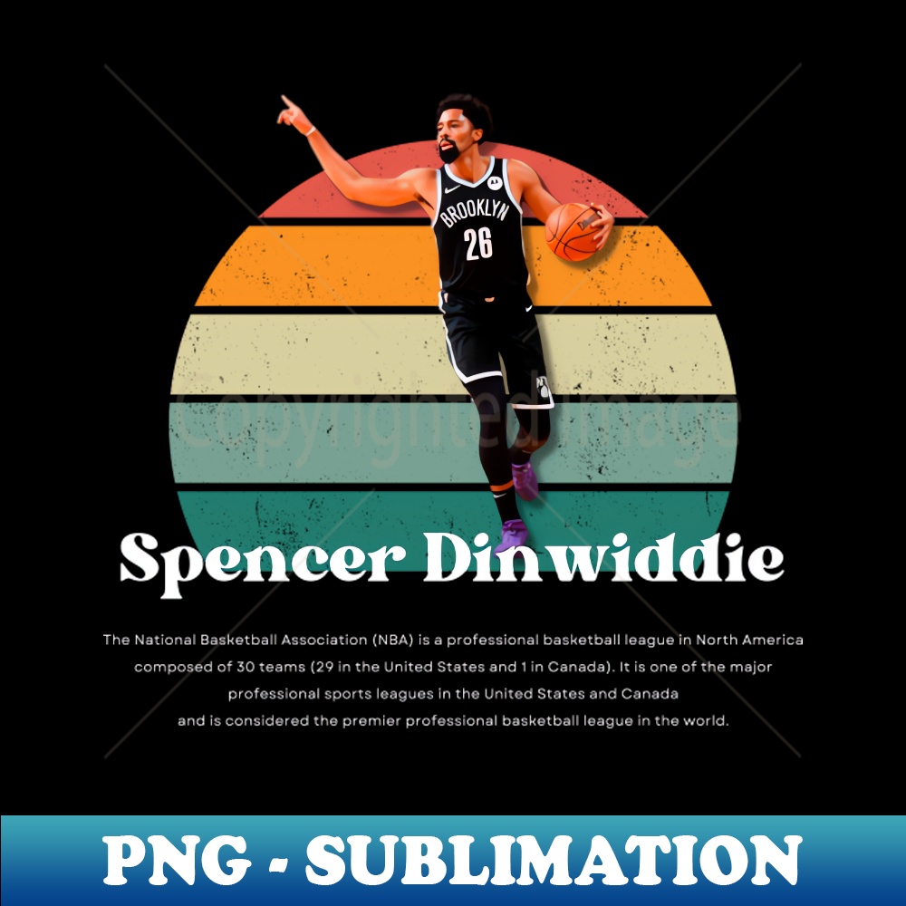 Spencer Dinwiddie Vintage V1 - Unique Sublimation PNG Downlo | Inspire ...